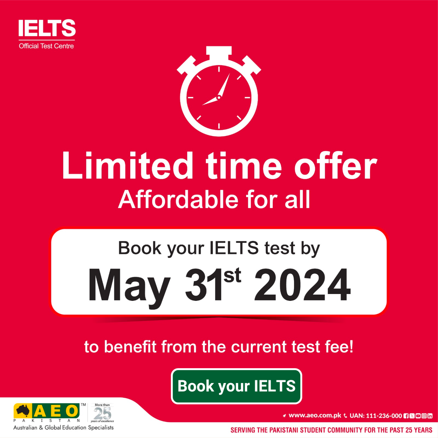 ielts in pakistan - AEO